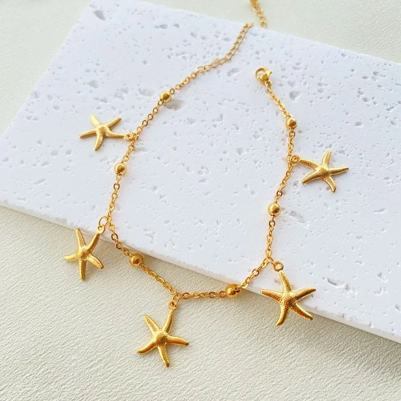 STARFISH ANKLET 💧 - ATTICA JEWELS