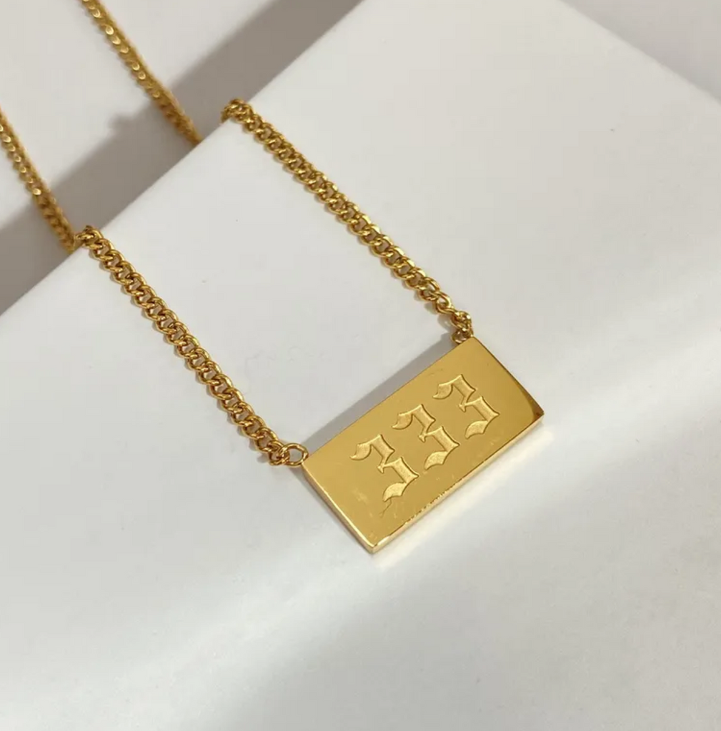 ANGEL NUMBERS NECKLACE 💧 - ATTICA JEWELS