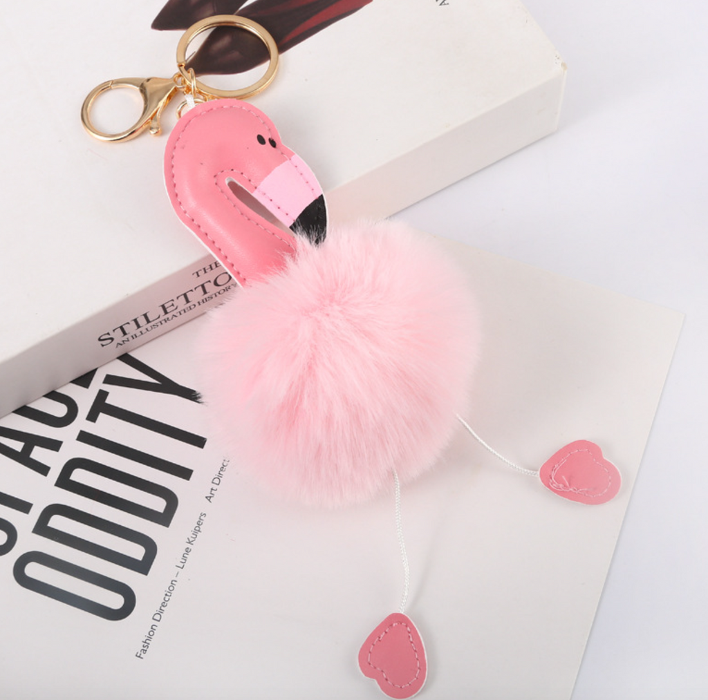 FLAMINGO KEY CHAIN - ATTICA JEWELS