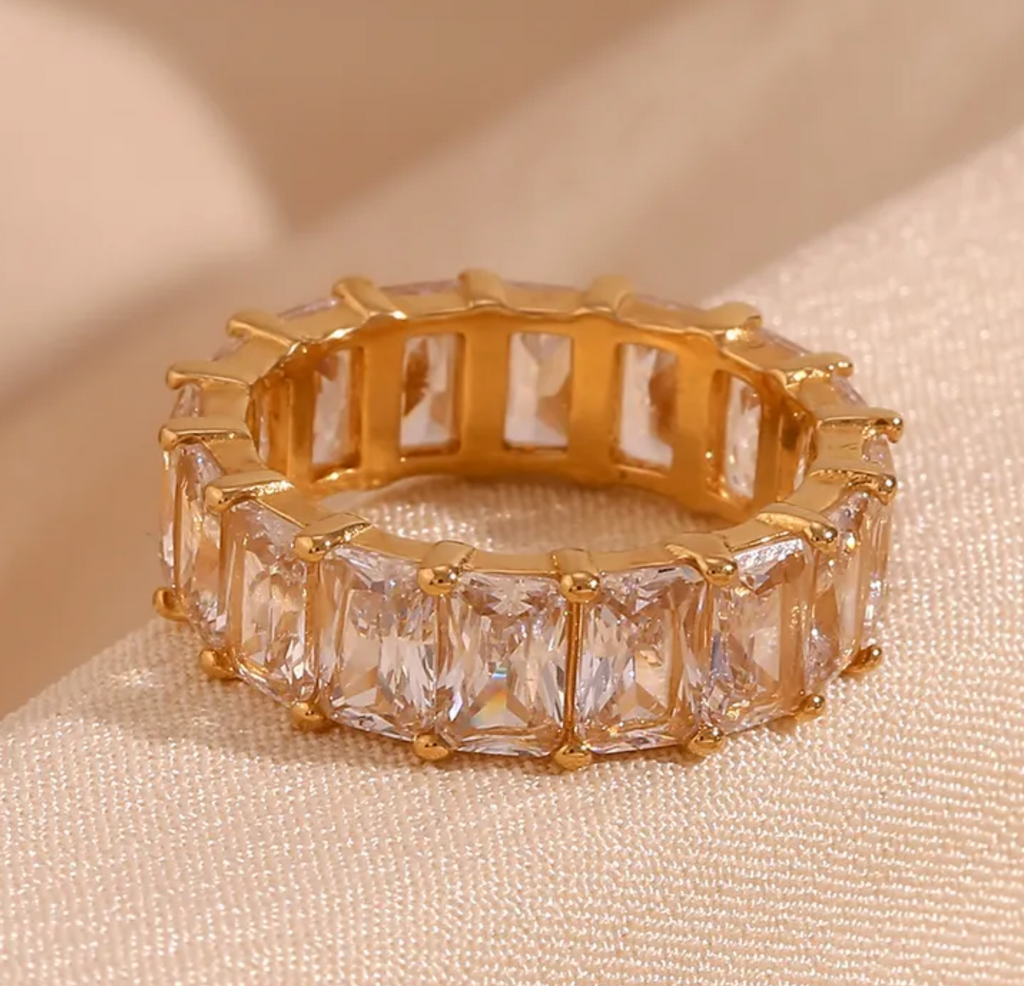 SQUARED INFINITY RING 💧 - ATTICA JEWELS